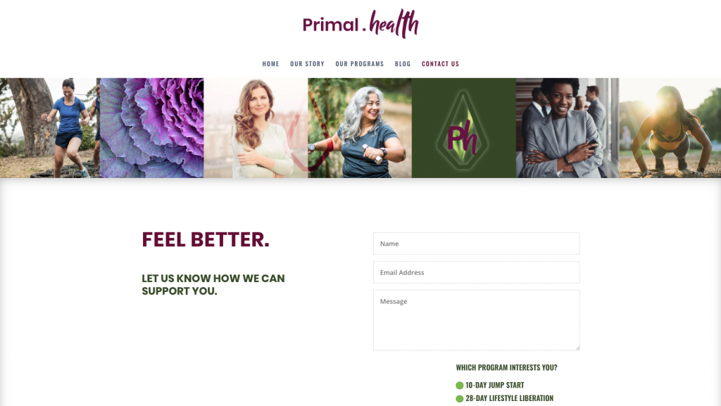 Contact Us | Primal Health